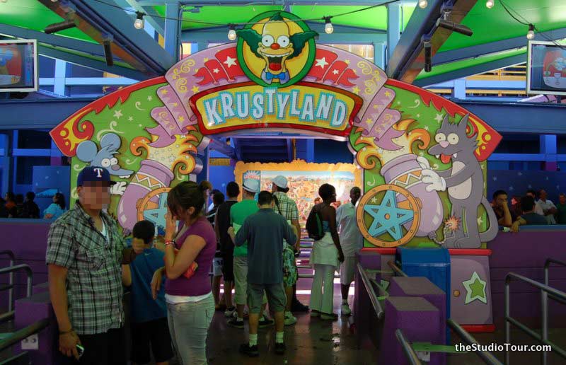 the studiotour.com - Universal Studios Hollywood - The Simpsons Ride