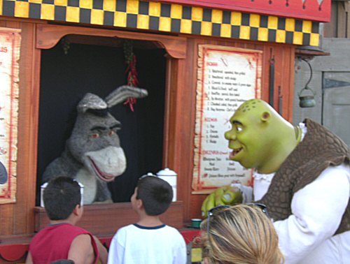 Donkey Shrek Waffles