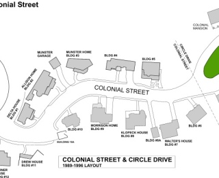 Colonial Street / Wisteria Lane - theStudioTour.com